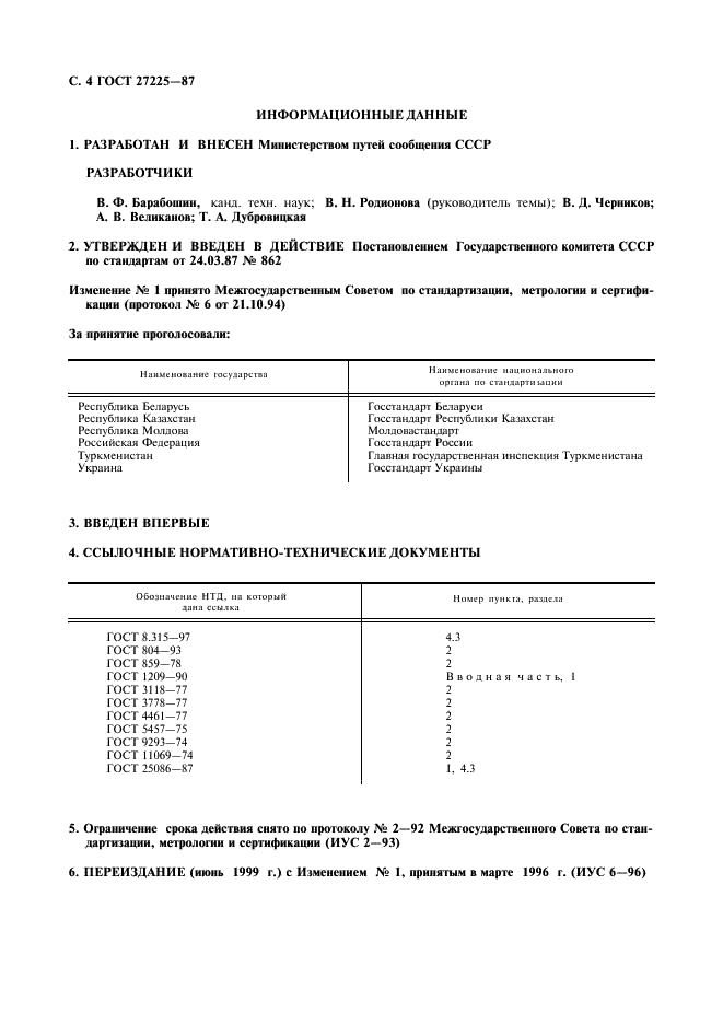 ГОСТ 27225-87 | Чертежи