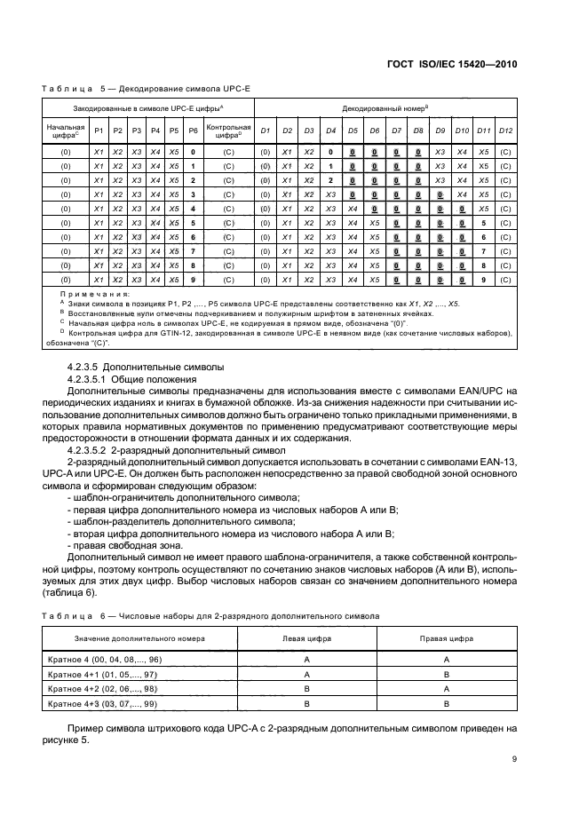 ГОСТ ISO/IEC 15420-2010 | Чертежи бесплатно
